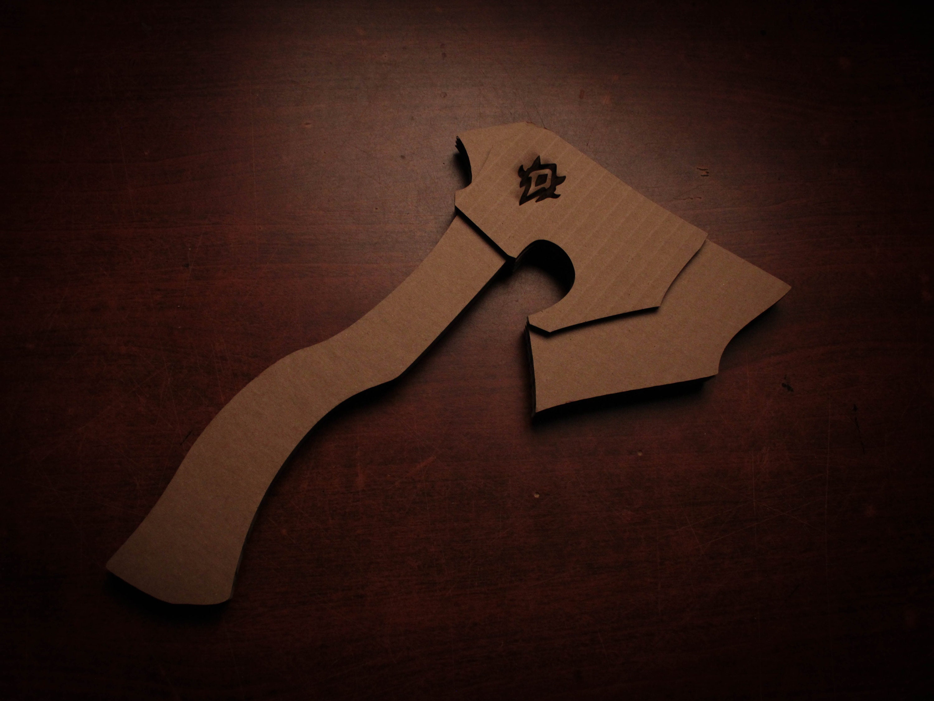 Orkax || PDF Printable Pattern Cardboard Orc Axe, Recyle DIY Craft, Toy ...