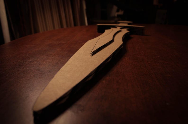 Braveblade || Printable Cardboard Hero Sword PDF Template, DIY Fantasy ...