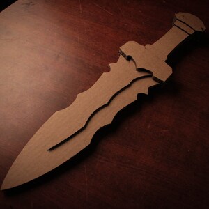 Savage Slasher PDF Printable Pattern Cardboard Sword, Recyle DIY Craft ...