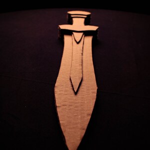 Hydraslayer Xiphos || PDF Printable Pattern Cardboard Sword, Recyle DIY ...