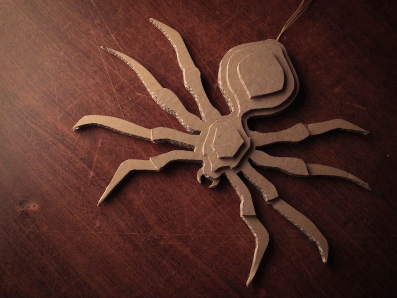 Mr Dangles PDF Printable Pattern Cardboard Spider Hanger - Etsy