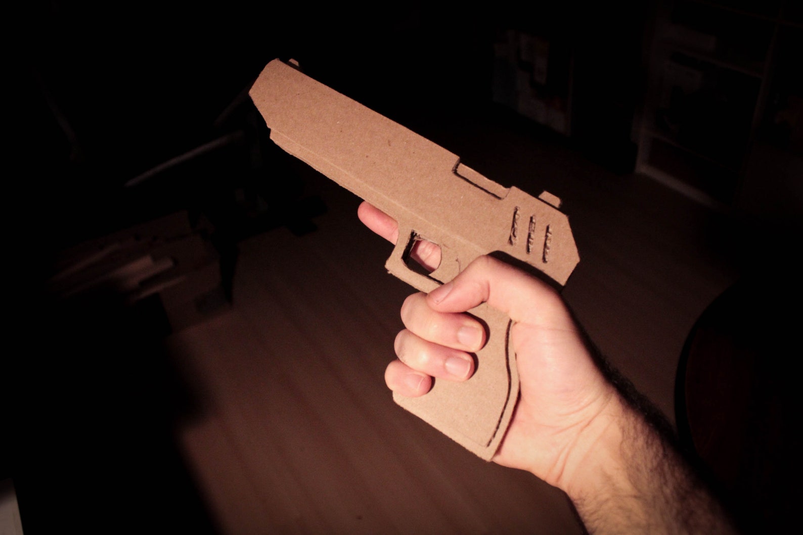 Spybuster Pistol PDF Printable Pattern Cardboard Pewpew, Toy Secret ...