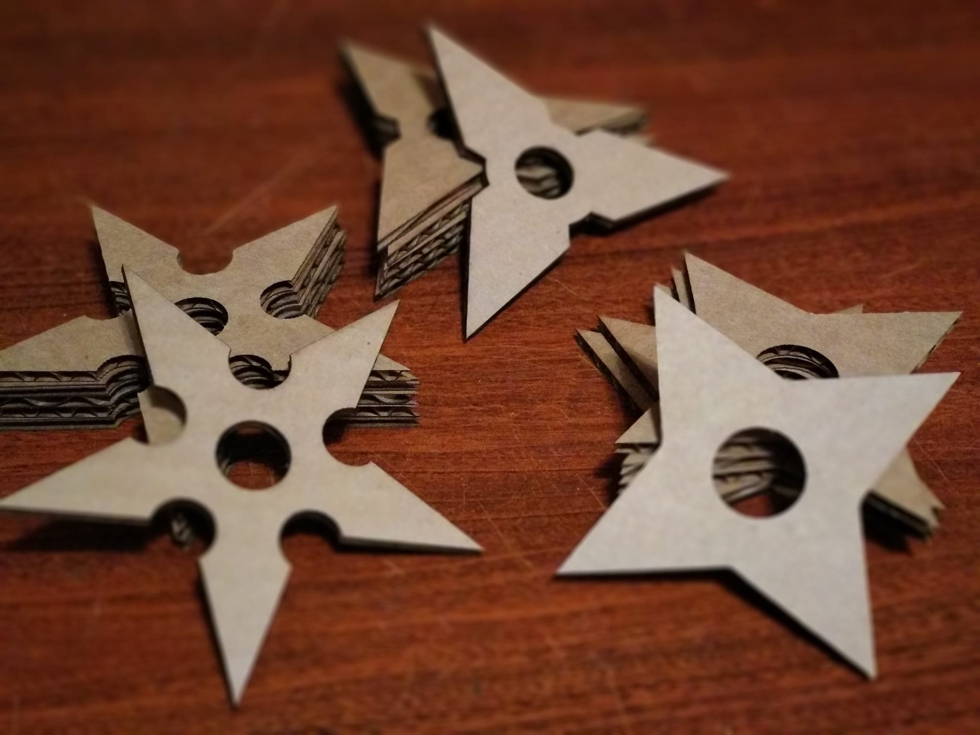 Ninja Stars PDF Printable Pattern Cardboard Ninja, Recyle DIY Craft ...