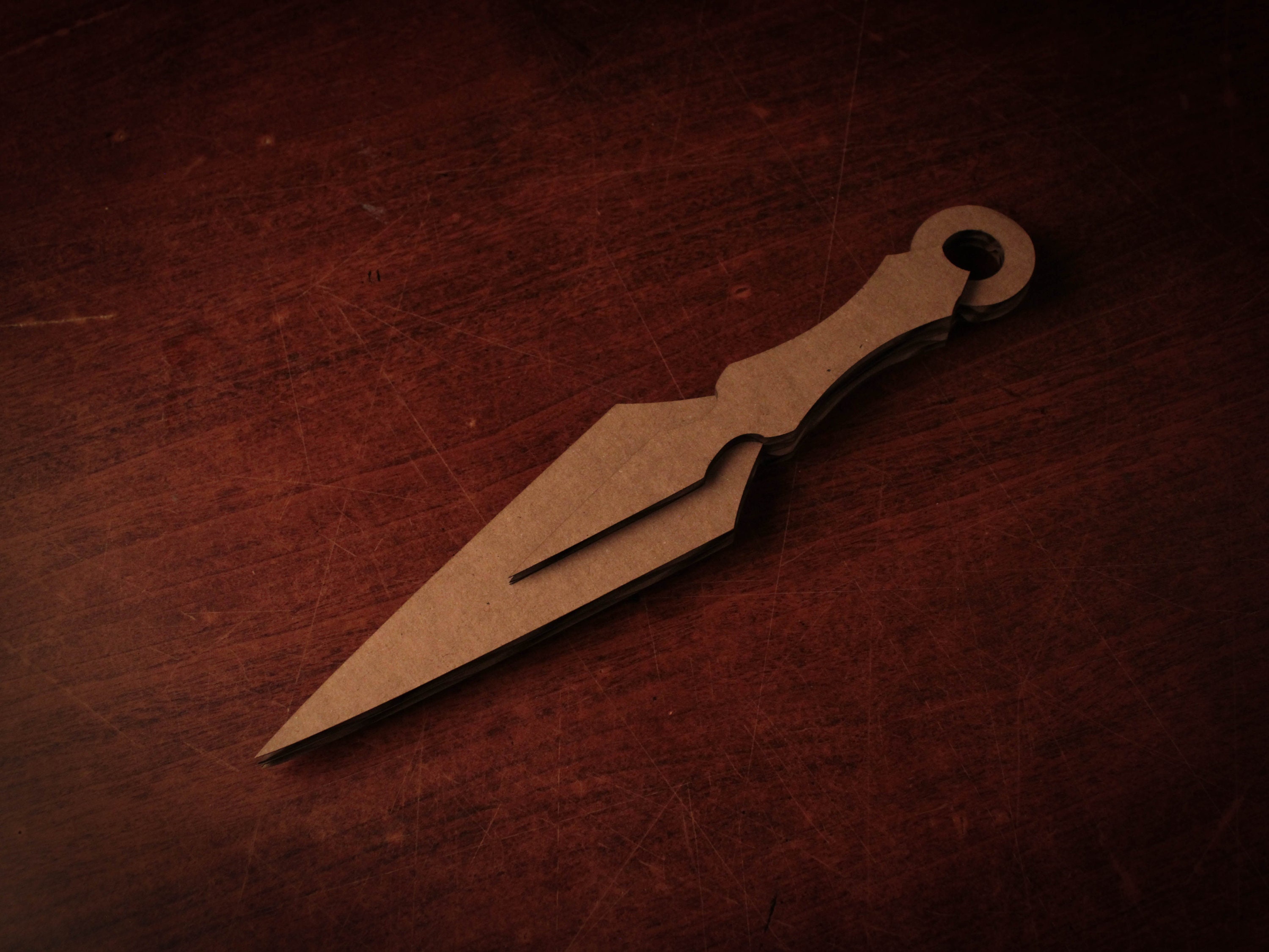 Warleaf Kunai || PDF Printable Pattern Cardboard Ninja Knife, Recyle DIY Craft, Toy Sword ...