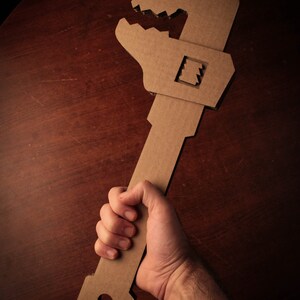 Manic Mechanic Mace || PDF Printable Pattern Cardboard Wrench, Recyle ...