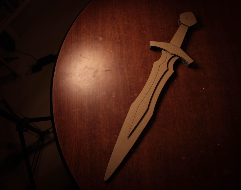 Braveblade || Printable Cardboard Hero Sword PDF Template, DIY Fantasy ...