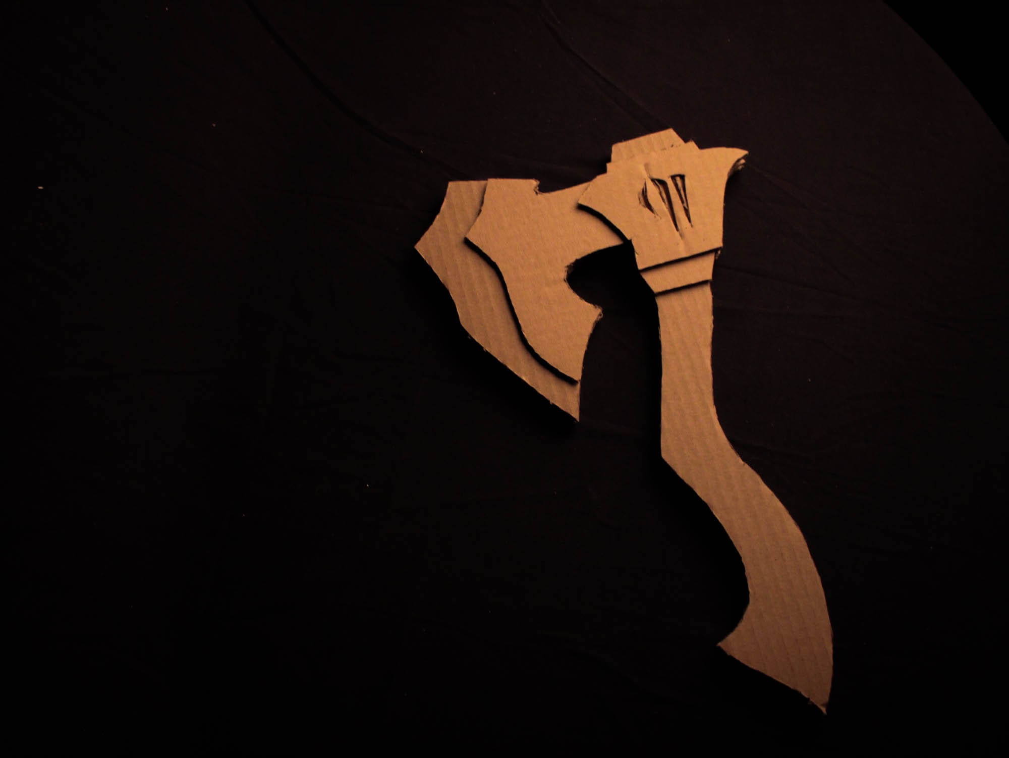 Goblin Choppa || PDF Printable Pattern Cardboard Axe, Recyle DIY Craft ...