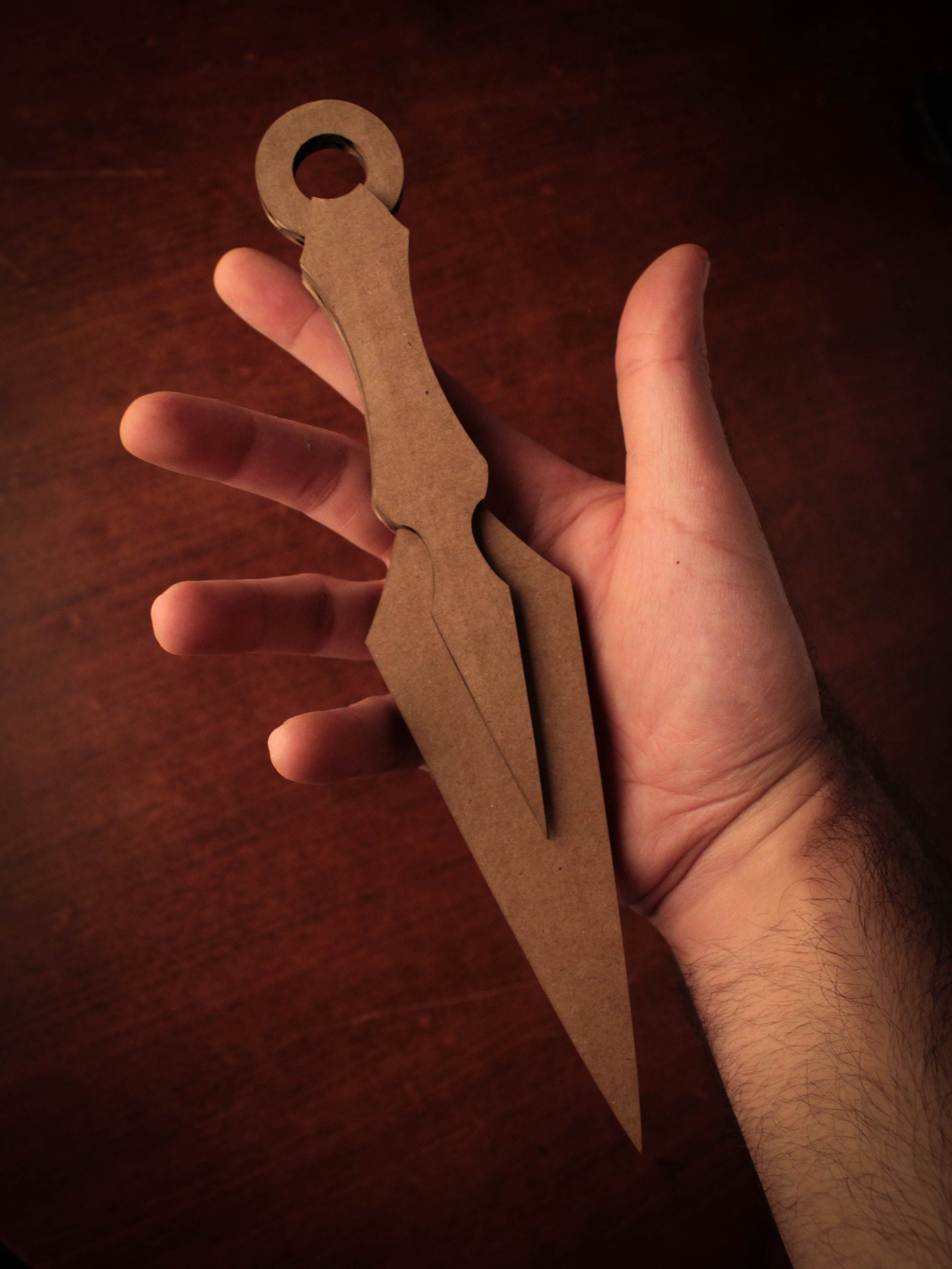 Warleaf Kunai || PDF Printable Pattern Cardboard Ninja Knife, Recyle ...