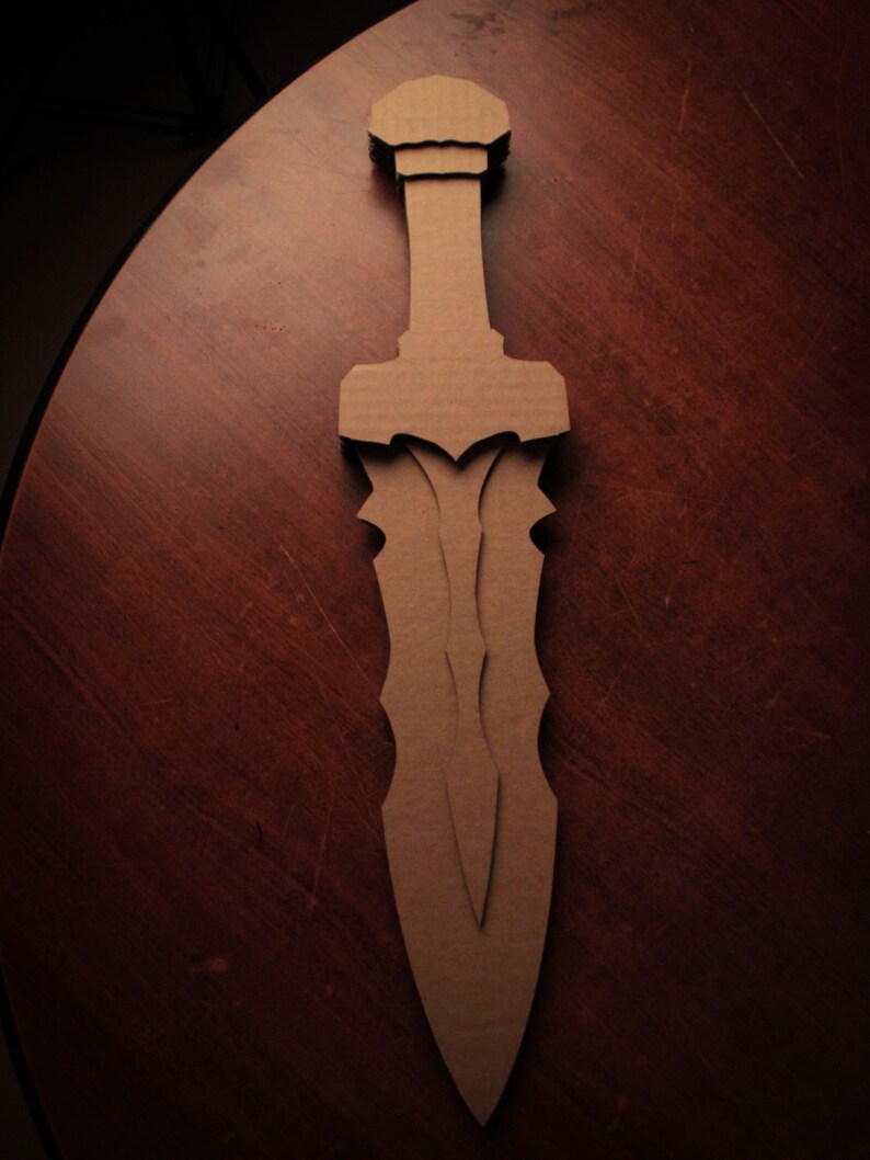 Savage Slasher PDF Printable Pattern Cardboard Sword, Recyle DIY Craft ...