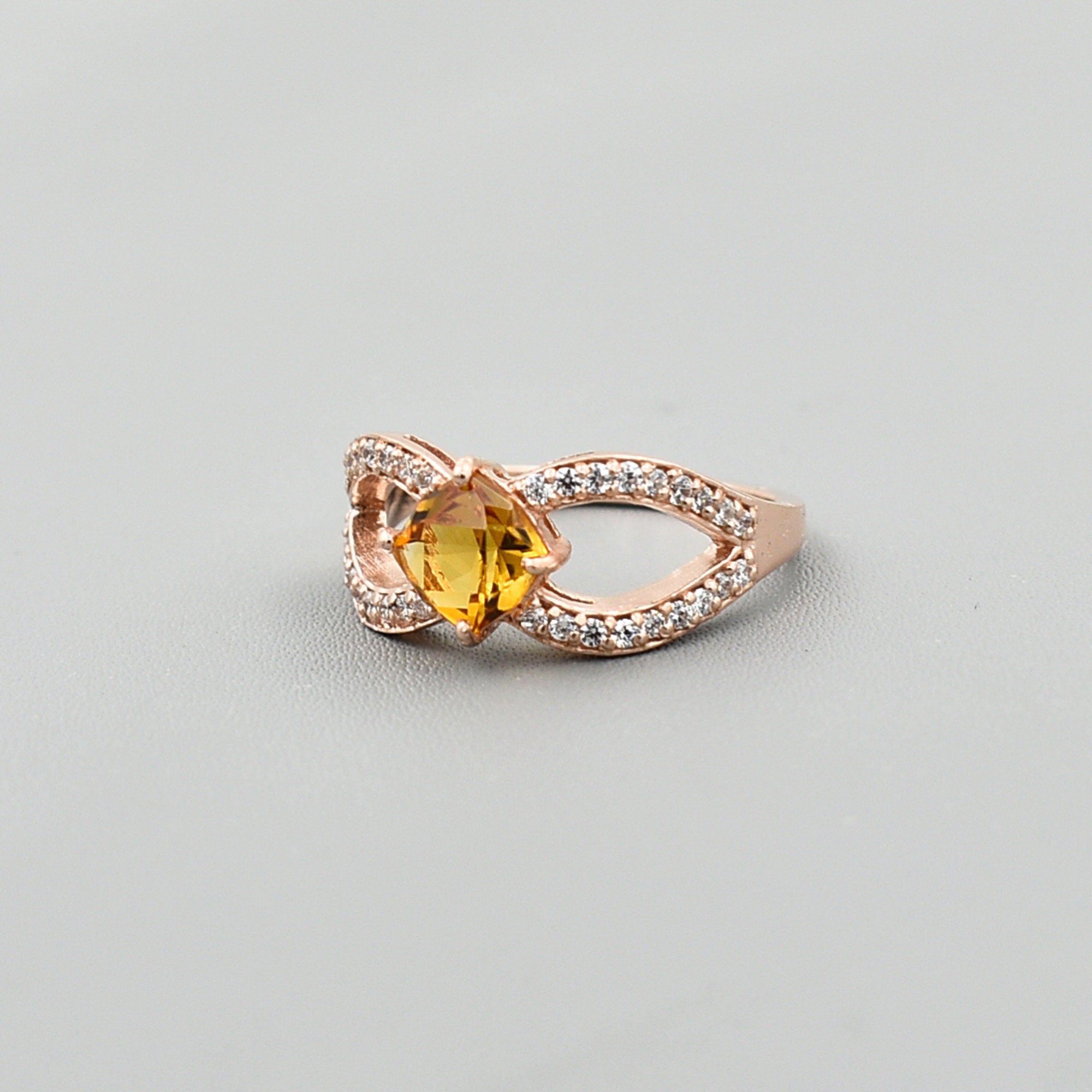 Womens Citrine Ring Natural Gemstone Ring Citrine Jewelry | Etsy