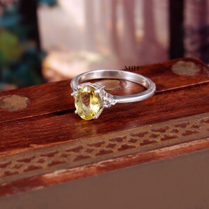 Natural Helidor Ring, Helidor Ring, Golden Beryl Ring , Halo Ring ...