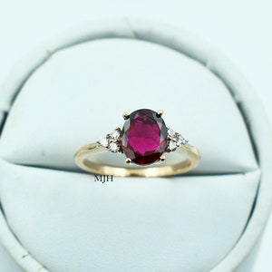 Ruby Tourmaline Ring Natural Tourmaline Ring Engagement - Etsy
