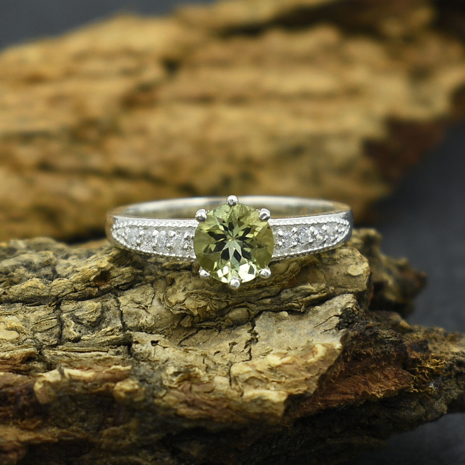 Tourmaline Ring Natural Tourmaline Ring Engagement Ring | Etsy