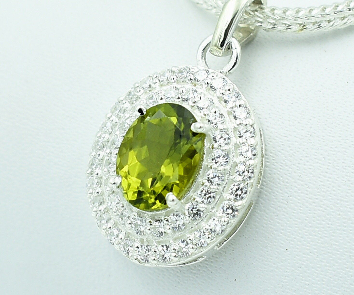 Peridot Pendant Natural Peridot Green Peridot Pendant Oval | Etsy