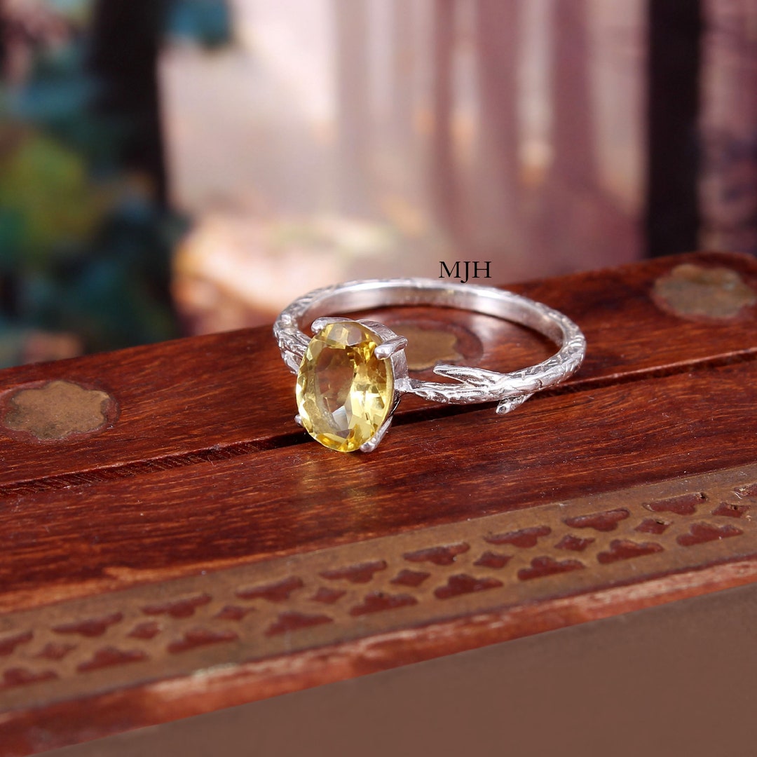 Helidor Ring, Heliodor Ring , Golden Beryl Ring , Halo Ring, Heliodor ...
