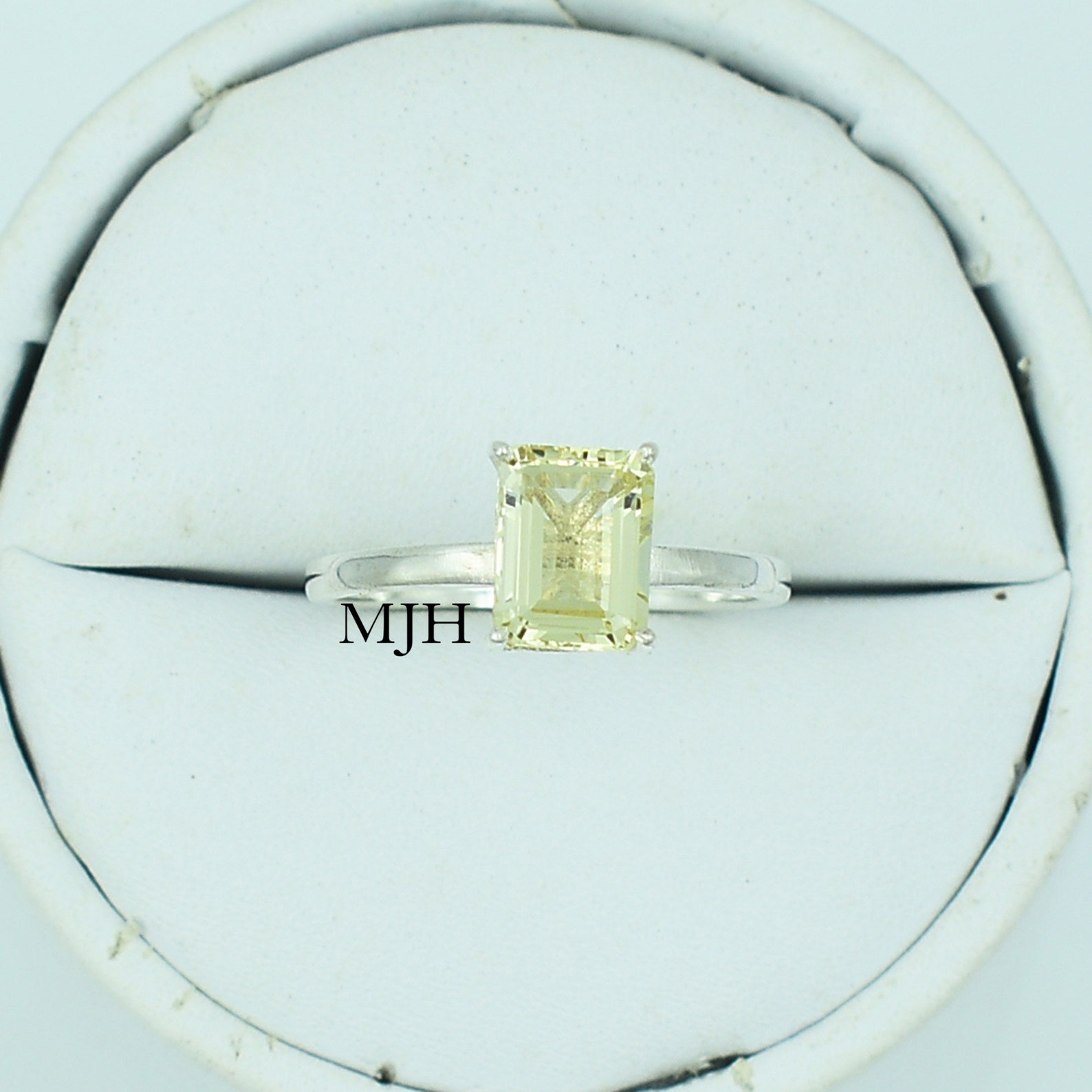 Helidor Ringnatural Heliodor Ring Golden Beryl Ring Halo - Etsy