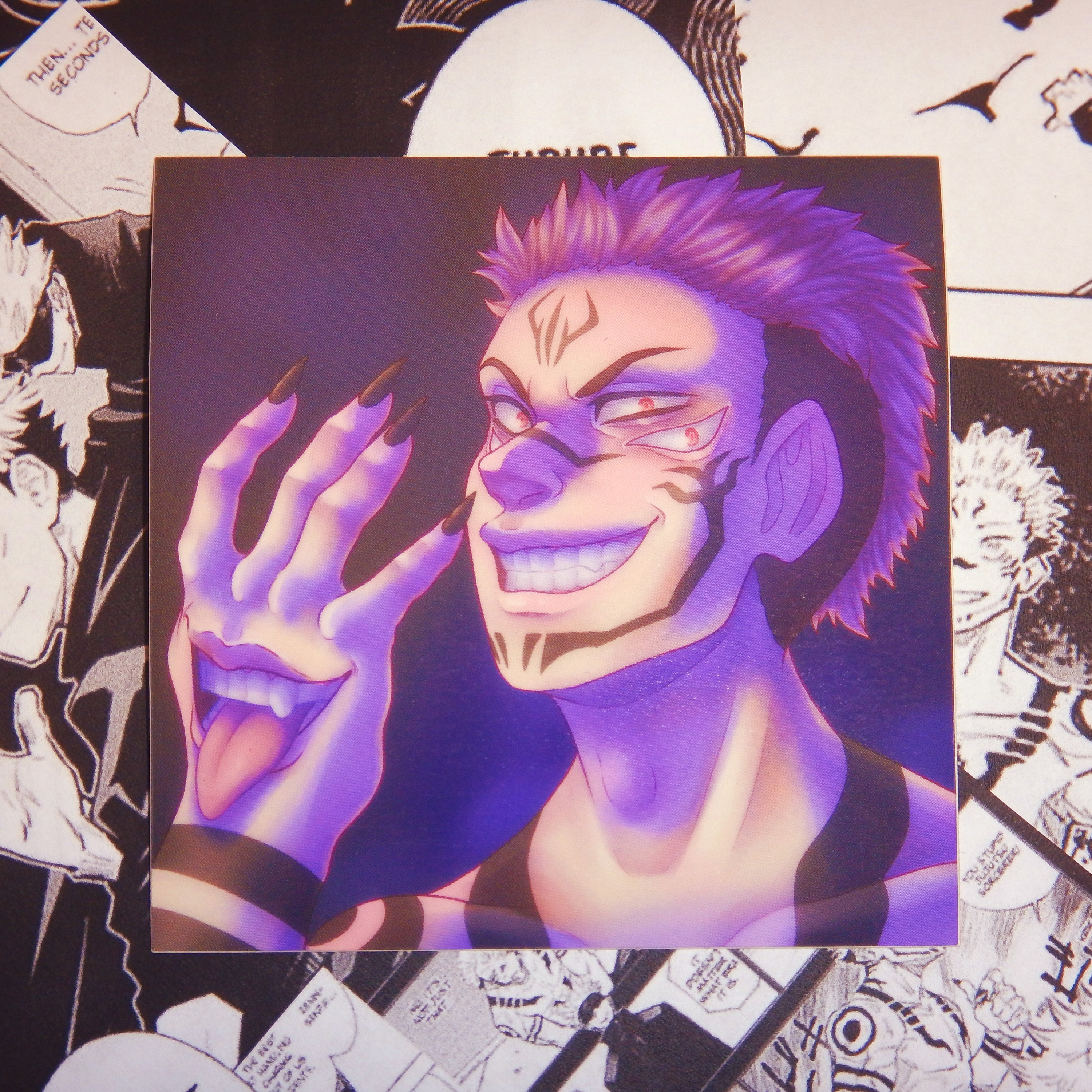 Sukuna stickers | Etsy