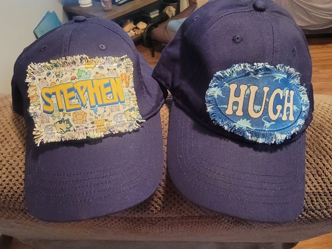 Sublimation Raggedy Patch Blank Frayed Embroidered Edge Hat - Etsy