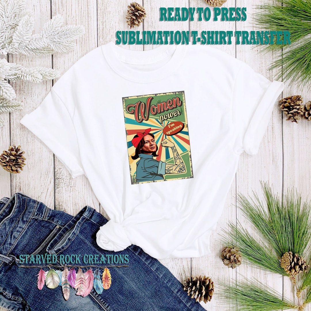 Kamala Harris VP Rosie the Riveter Strong Woman READY to PRESS ...