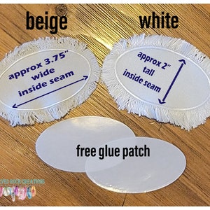 Sublimation Raggedy Patch Blank | Frayed Embroidered Edge Hat Patches ...