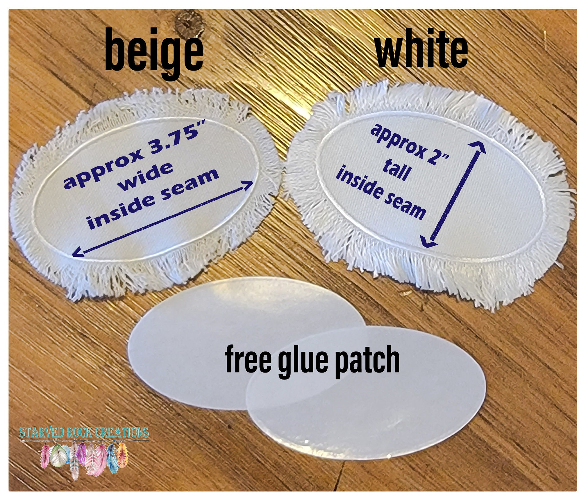 Sublimation HTV Vinyl Embroidery Raggedy Patch Blank - Etsy