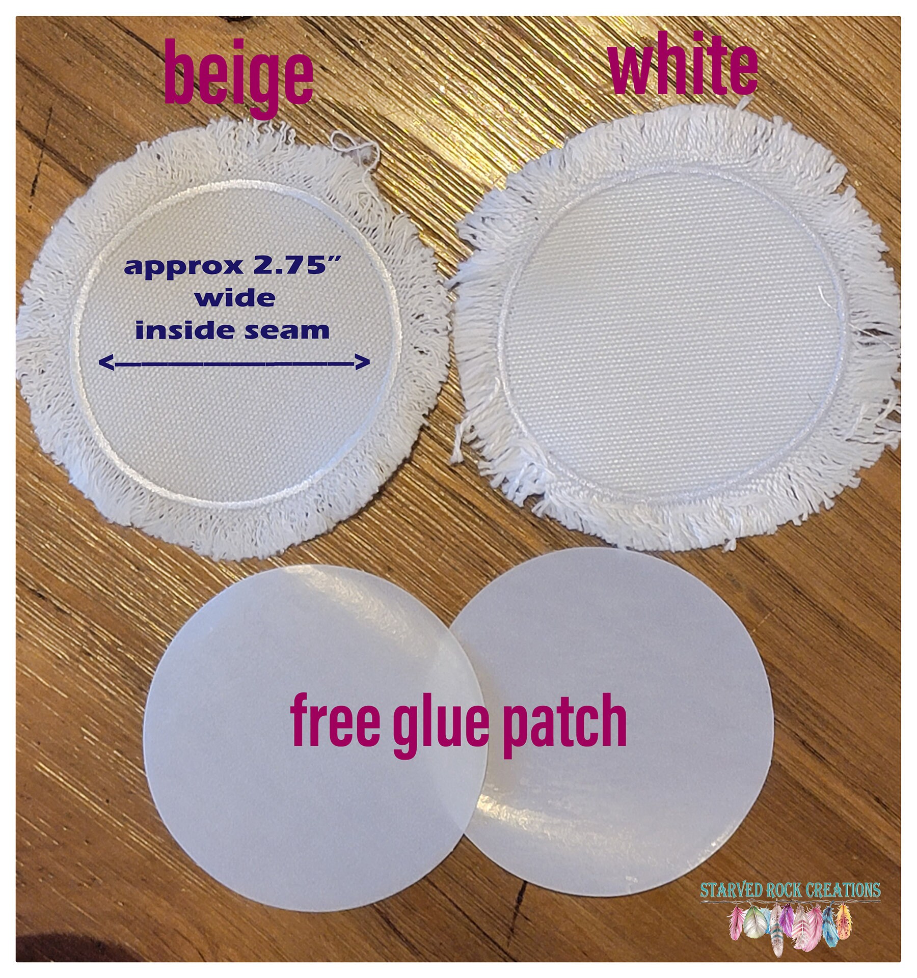 Sublimation HTV Vinyl Embroidery Raggedy Patch Blank - Etsy