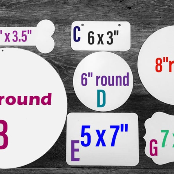 Metal Signs Sublimation Blanks - Etsy