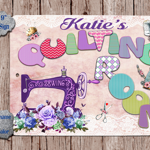Quilt Room Sign - Etsy