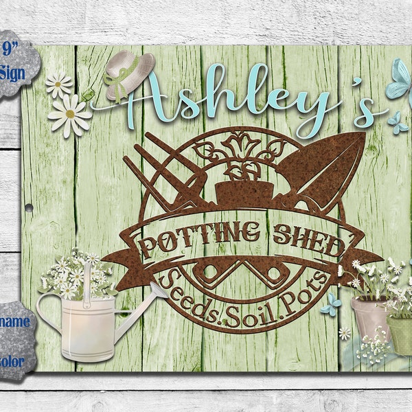 Potting Shed Sign - Etsy
