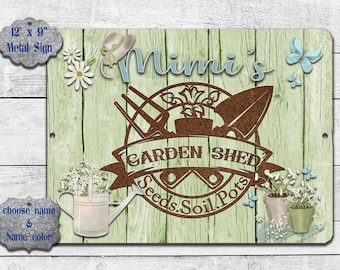 Funny Garden Sign, A Dirty Hoe is a Happy Hoe Sign, Greenhouse Decor ...