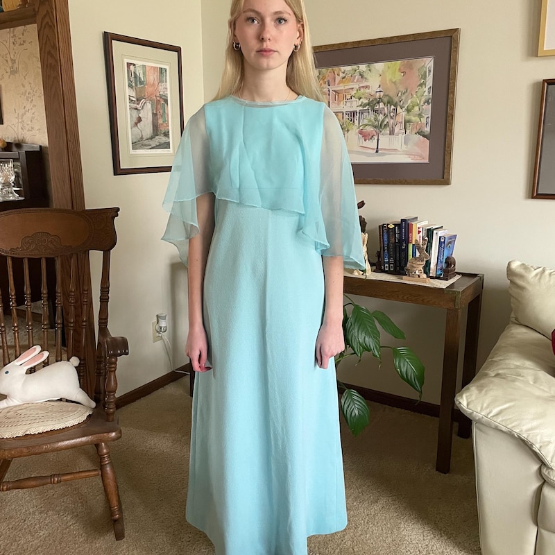 60s Polyester Dress - Etsy