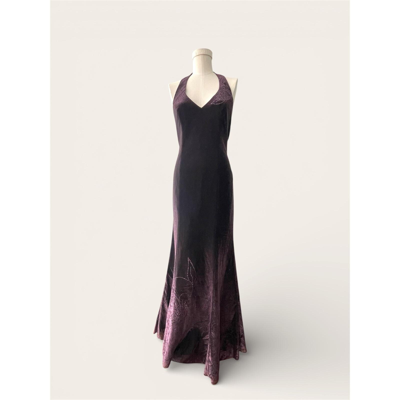 Vintage Jump Halter Dress Womens 90s Purple 7/8 Dark Fairy Y2K ...