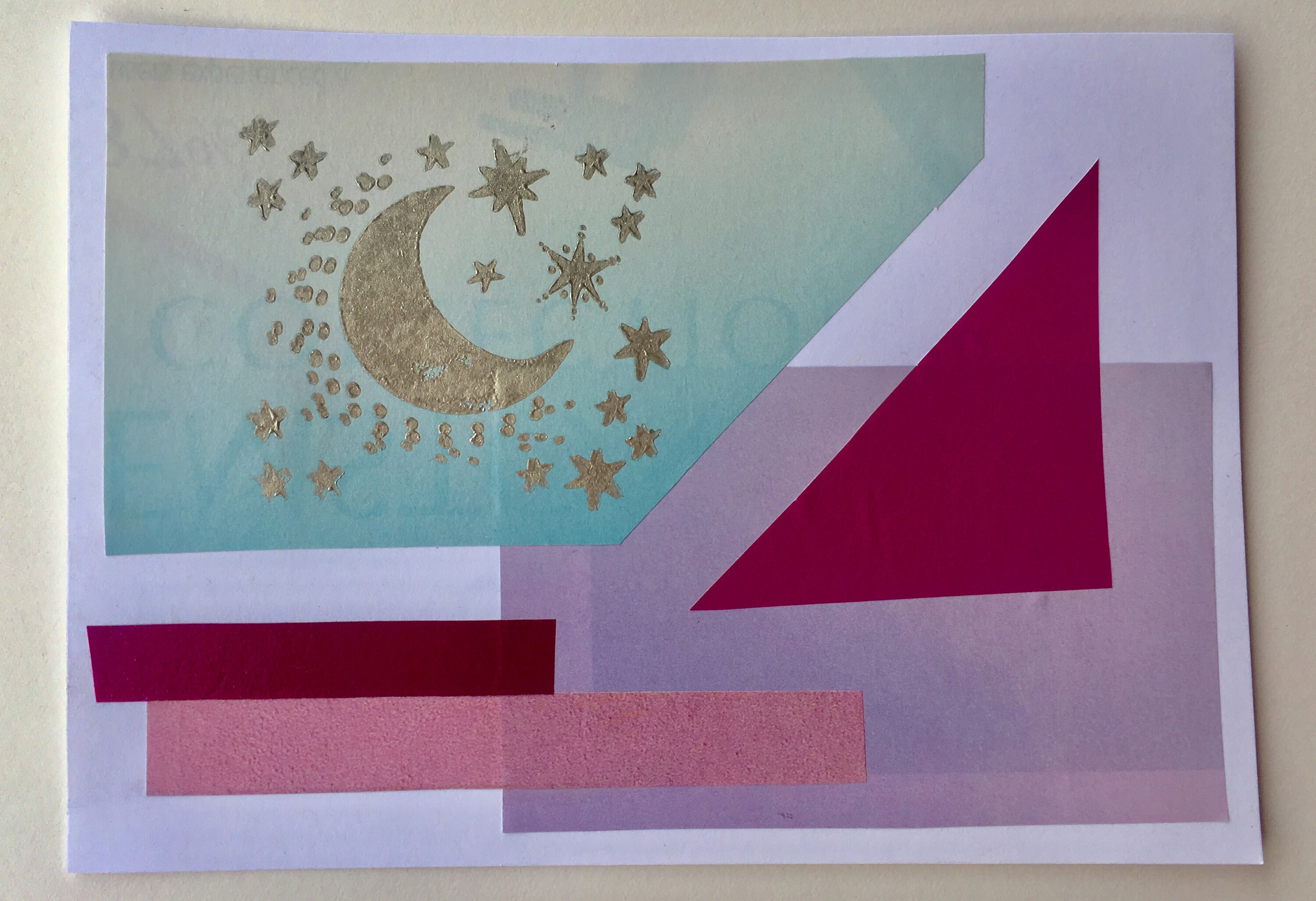 Handmade ~night Sky~ Collage II - Etsy