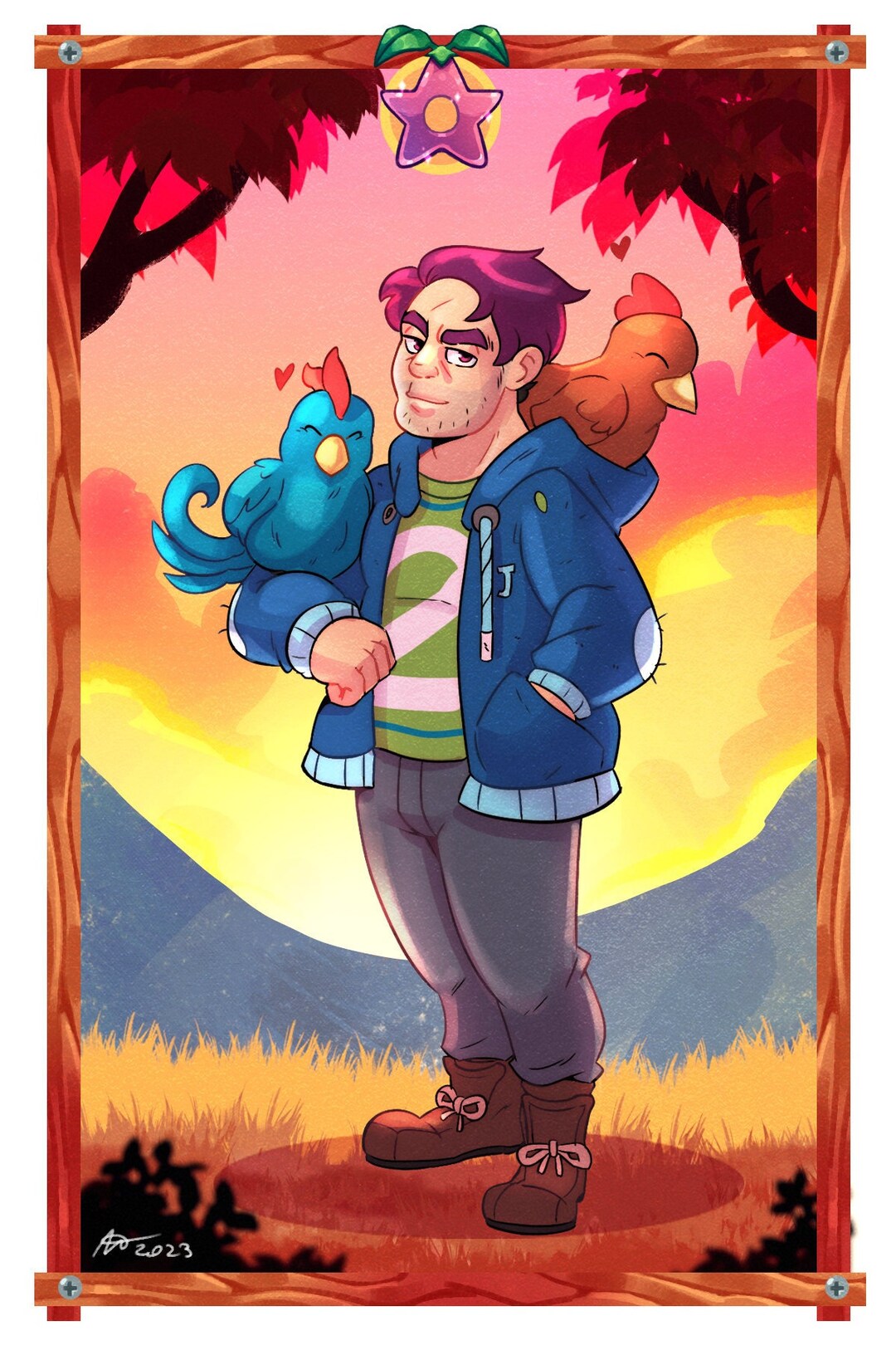 Stardew Valley Shane Poster 8.5 X 11 Inches - Etsy