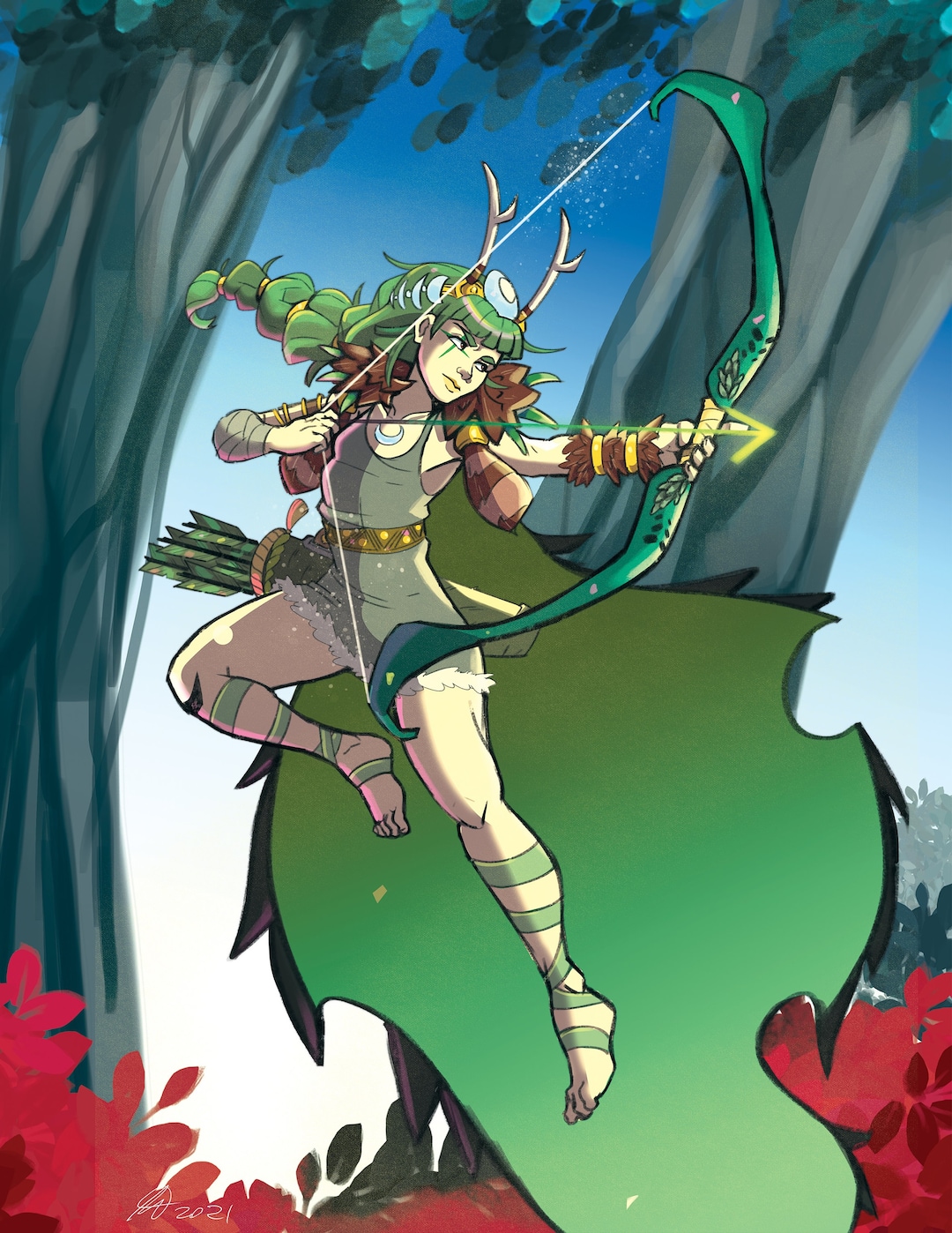 Artemis From Hades Etsy Canada