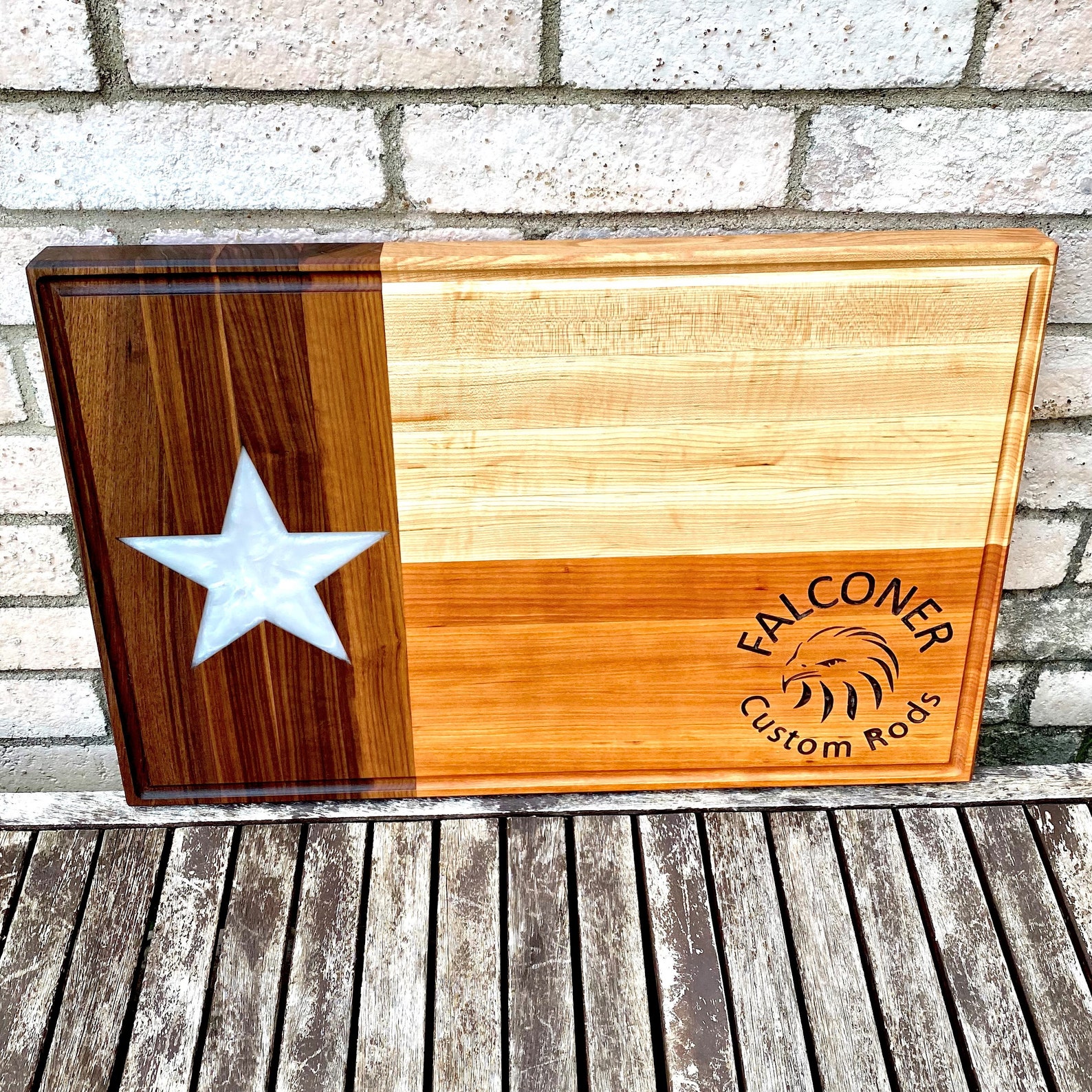 Texas Flag Cutting Board Personalized Gift Personalized - Etsy