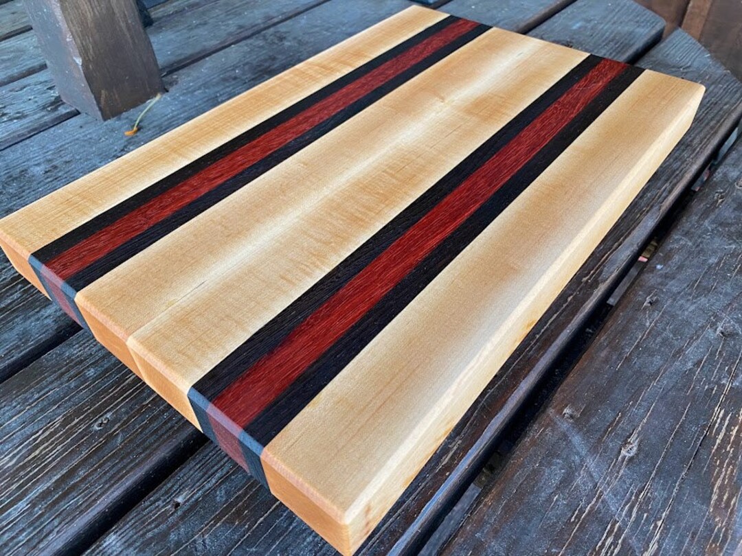 Artisan Cutting Board Exotic Hardwood Chopping Block Wedding - Etsy
