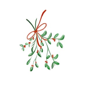 Simple Mistletoe Print - Etsy Canada