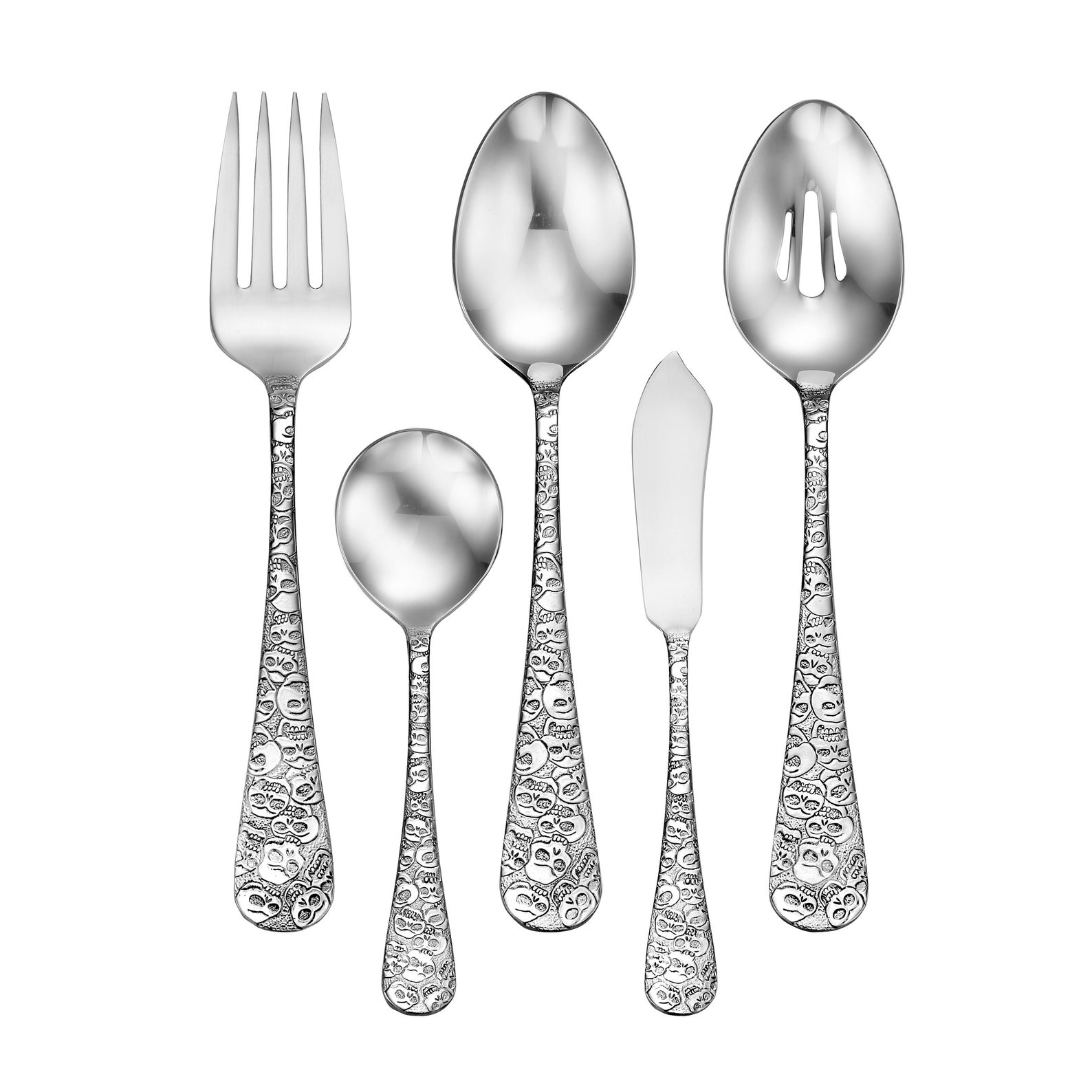 Calavera 45 Piece Flatware Set Service for 8 Includes Service Set Made ...