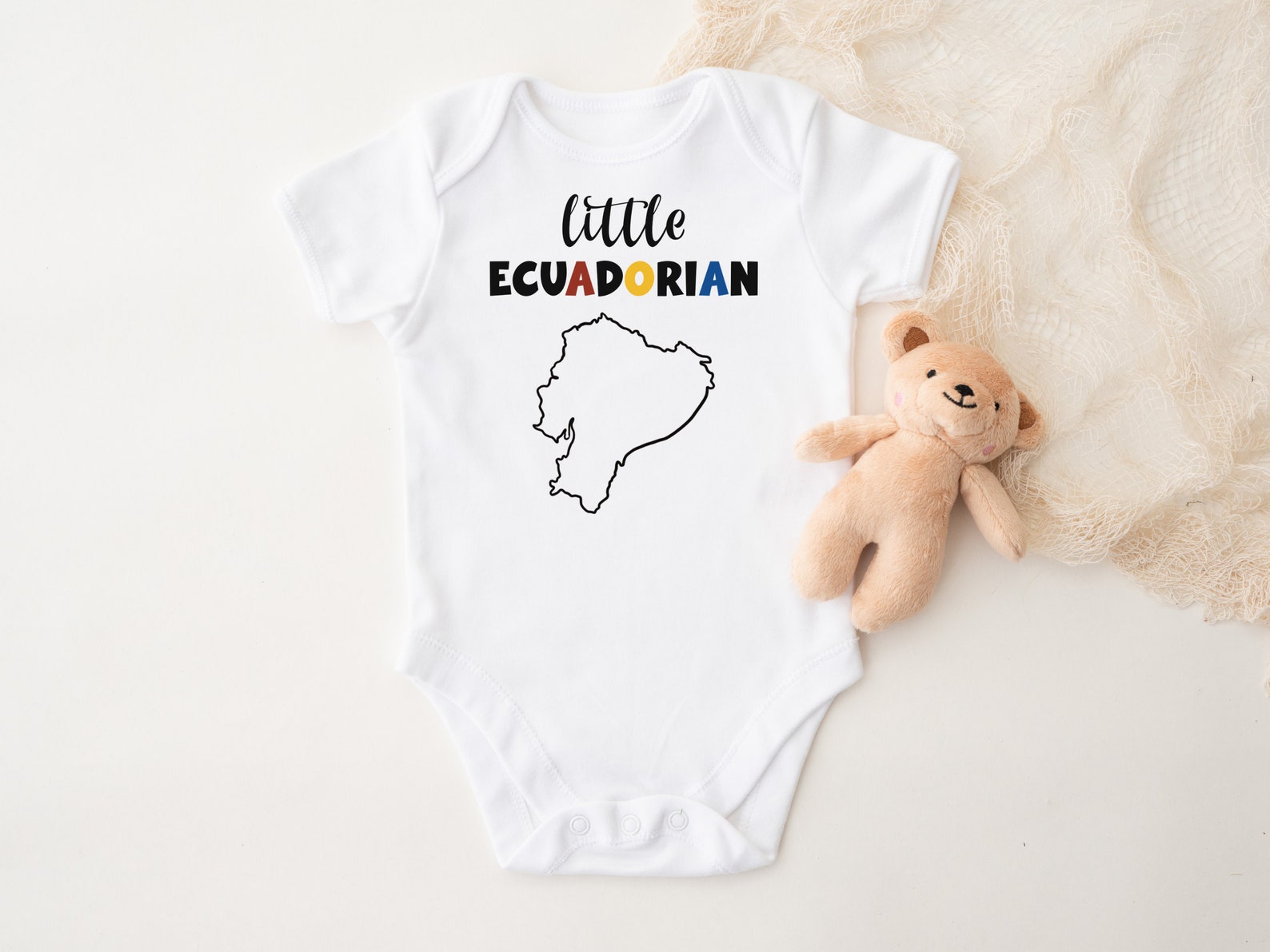 Little Ecuadorian - Custom Ecuador Baby Bodysuit - Etsy