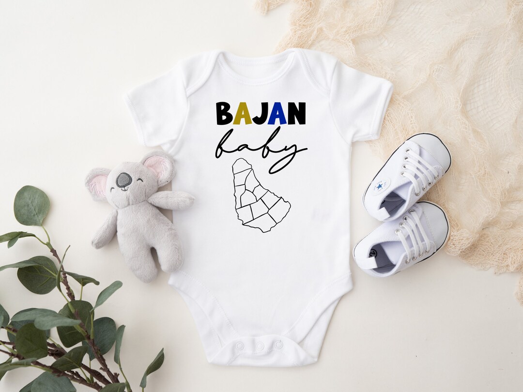 Bajan Baby- Custom Barbados Baby Onesie - Etsy