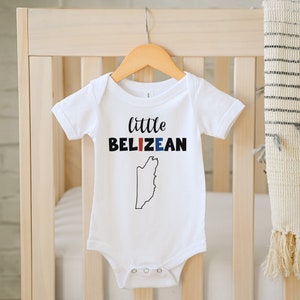 Little Belizean - Custom Belize Map Baby Onesie - Etsy