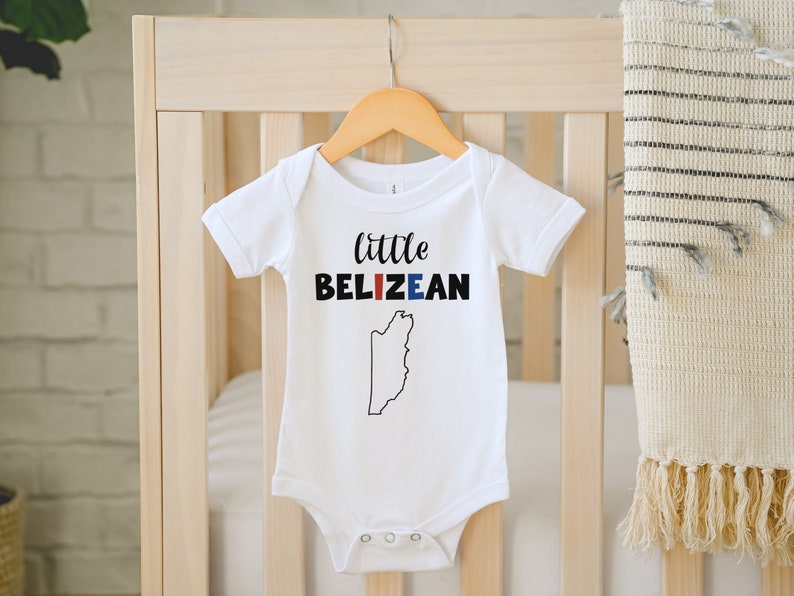 Little Belizean - Custom Belize Map Baby Onesie - Etsy