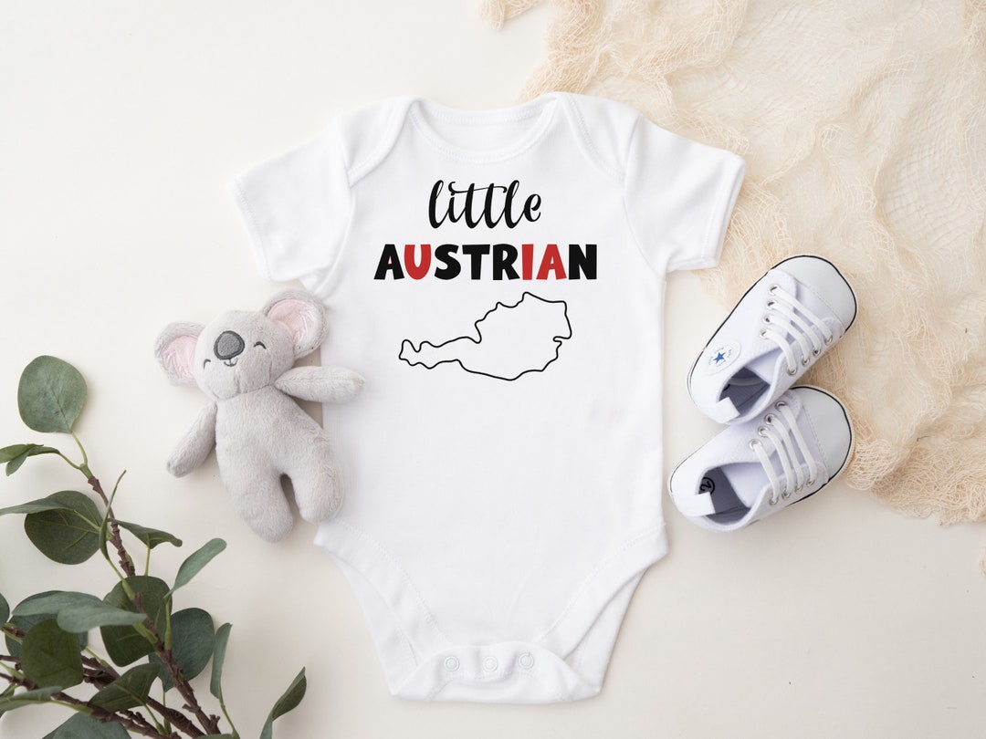 Little Austrian - Custom Austria Map Baby Onesie - Etsy