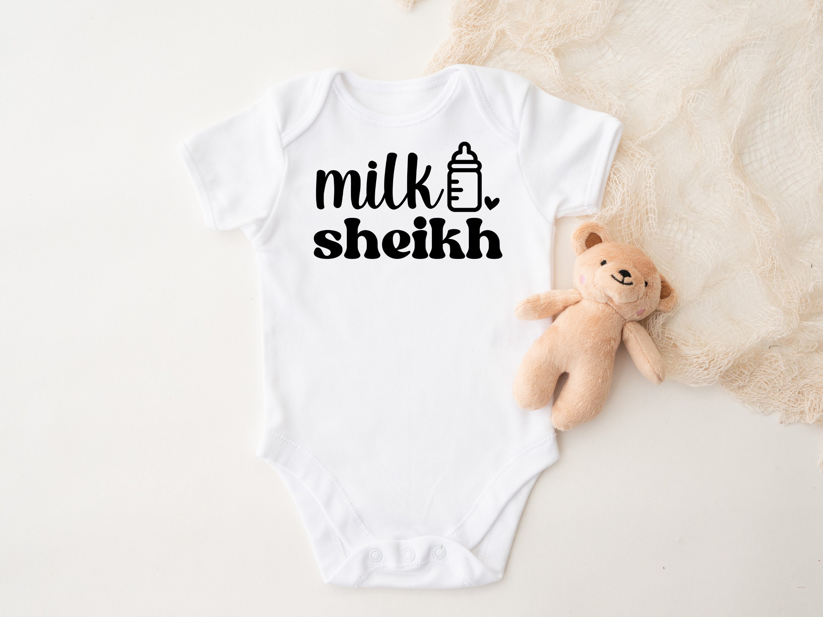 Milk Sheikh - Arab Muslim Baby Onesie, Eid, Ramadan - Etsy