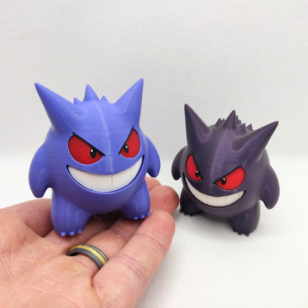 Gengar Figure Shiny, Custom Colors and Various Sizes Available Pokemon ...
