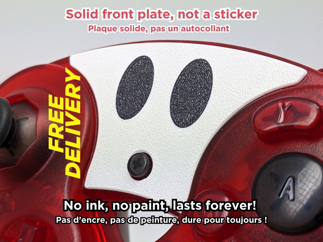 Custom Shy Guy Front Plate for Nintendo Gamecube Controller 3D Printed ...