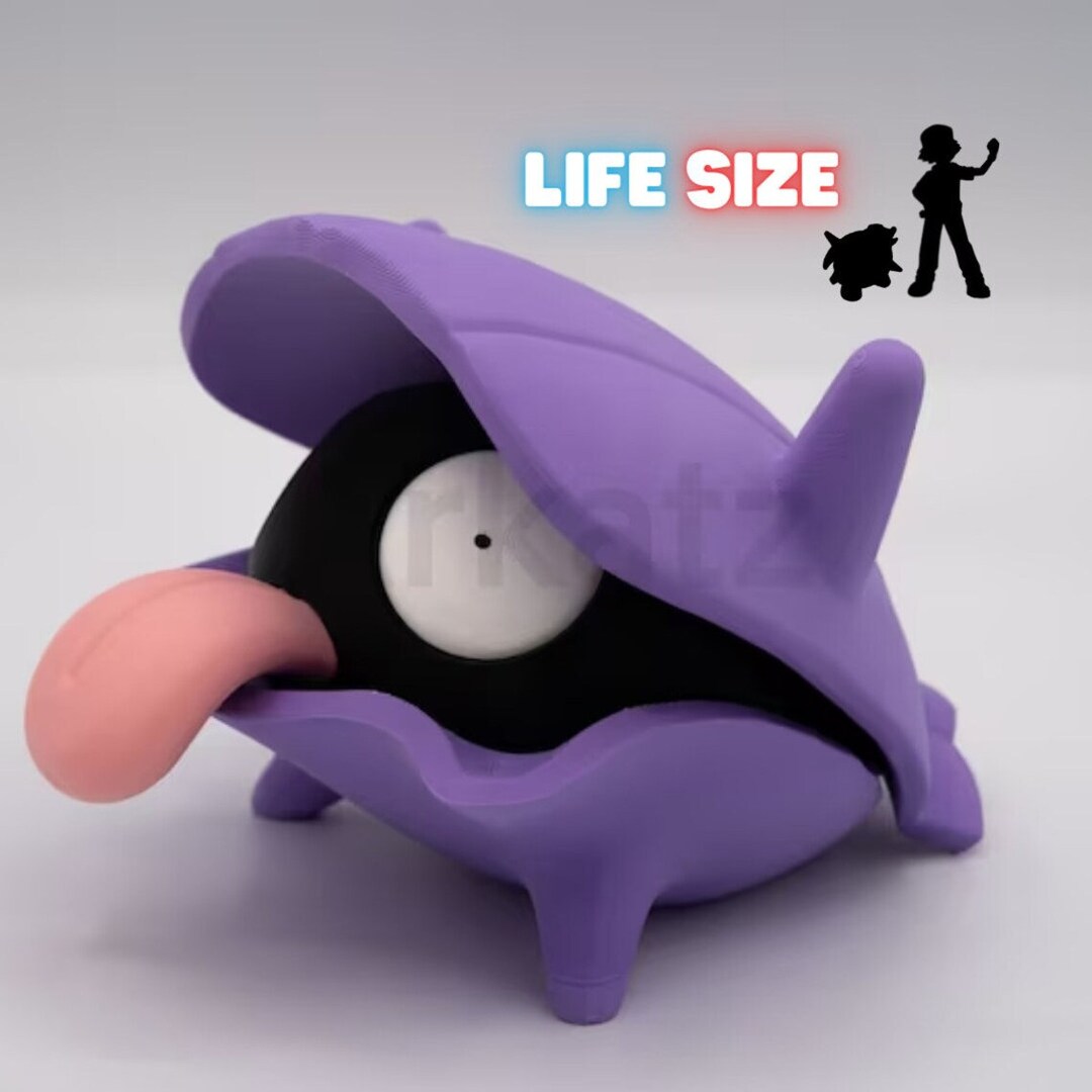 Articulated Shellder real life size figure Shiny Custom - Etsy Portugal