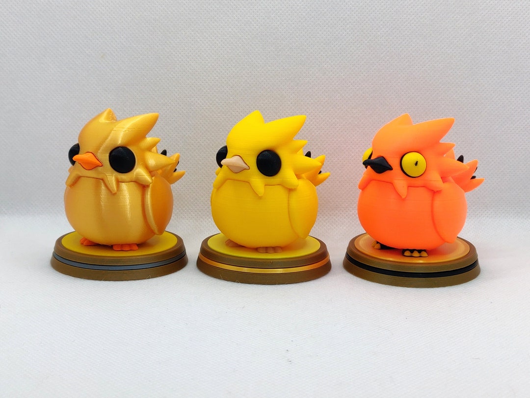 Zapdos Figure Shiny, Custom Colors and Various Sizes Available Pokemon ...