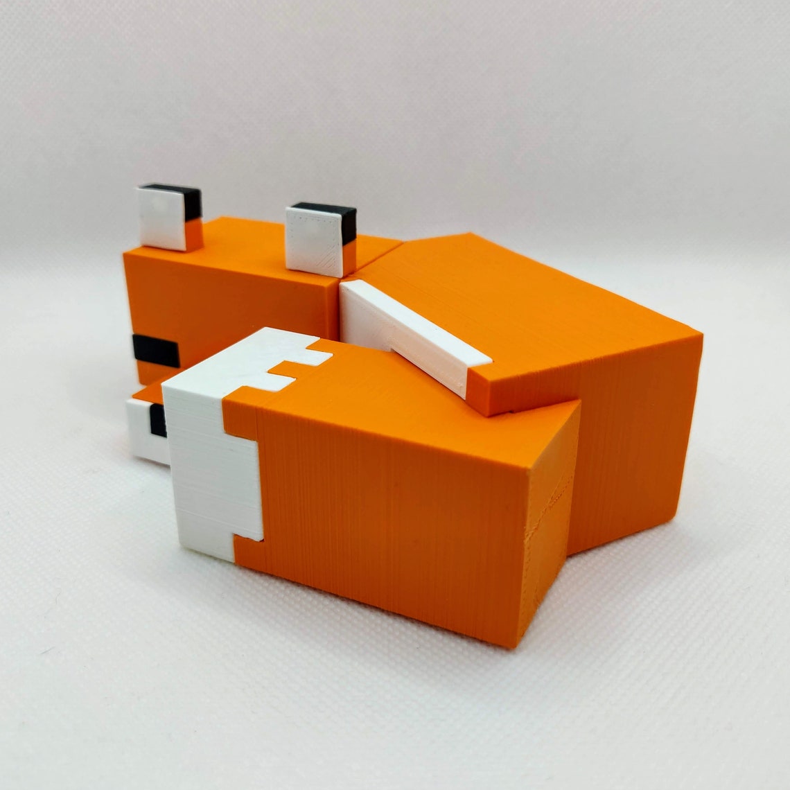 MINECRAFT SLEEPING FOX 3D Printed Figure unofficial | Etsy